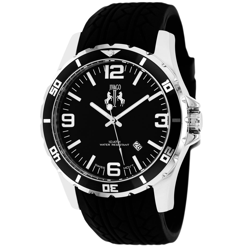Jivago Men's Ultimate Black Dial Watch - JV0111 – Jivagowatches