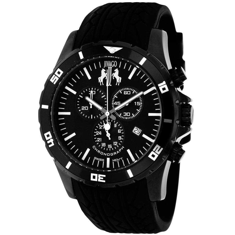 Jivago Men's Ultimate Black Dial Watch - JV0120 – Jivagowatches
