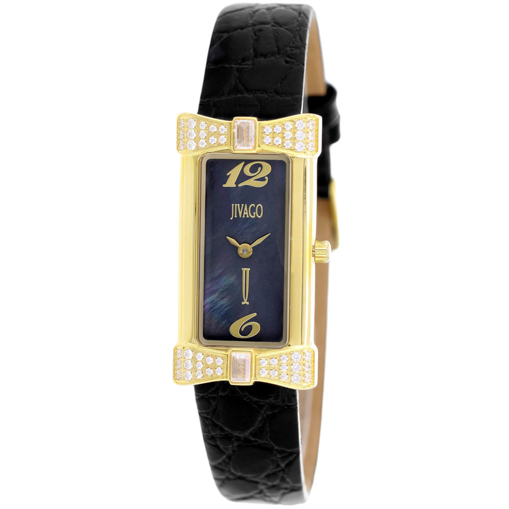 Jivago Women's Charmante Black MOP dial watch - JV1415 – Jivagowatches