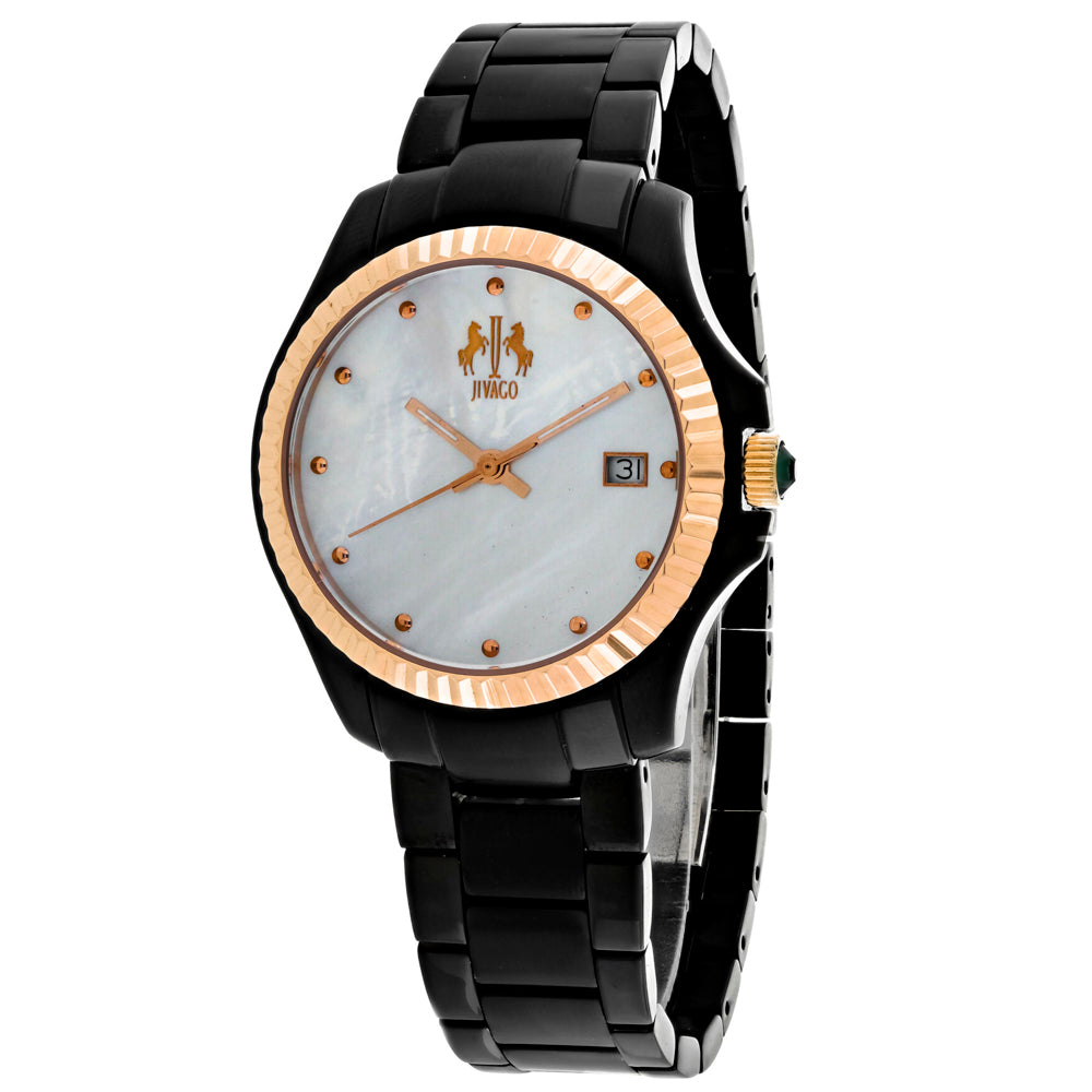 Jivago Women's Jolie White MOP dial watch - JV3212B – Jivagowatches