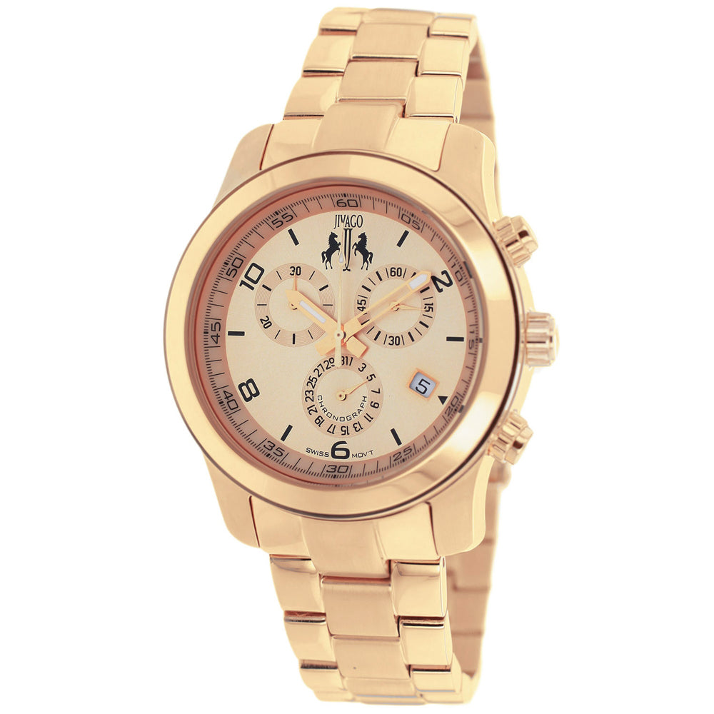 Jivago Women's Infinity Rose Gold dial watch - JV5225 – Jivagowatches