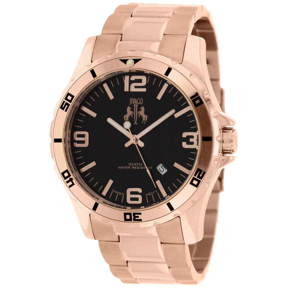 Jivago Men's Ultimate Black Dial Watch - JV6112 – Jivagowatches