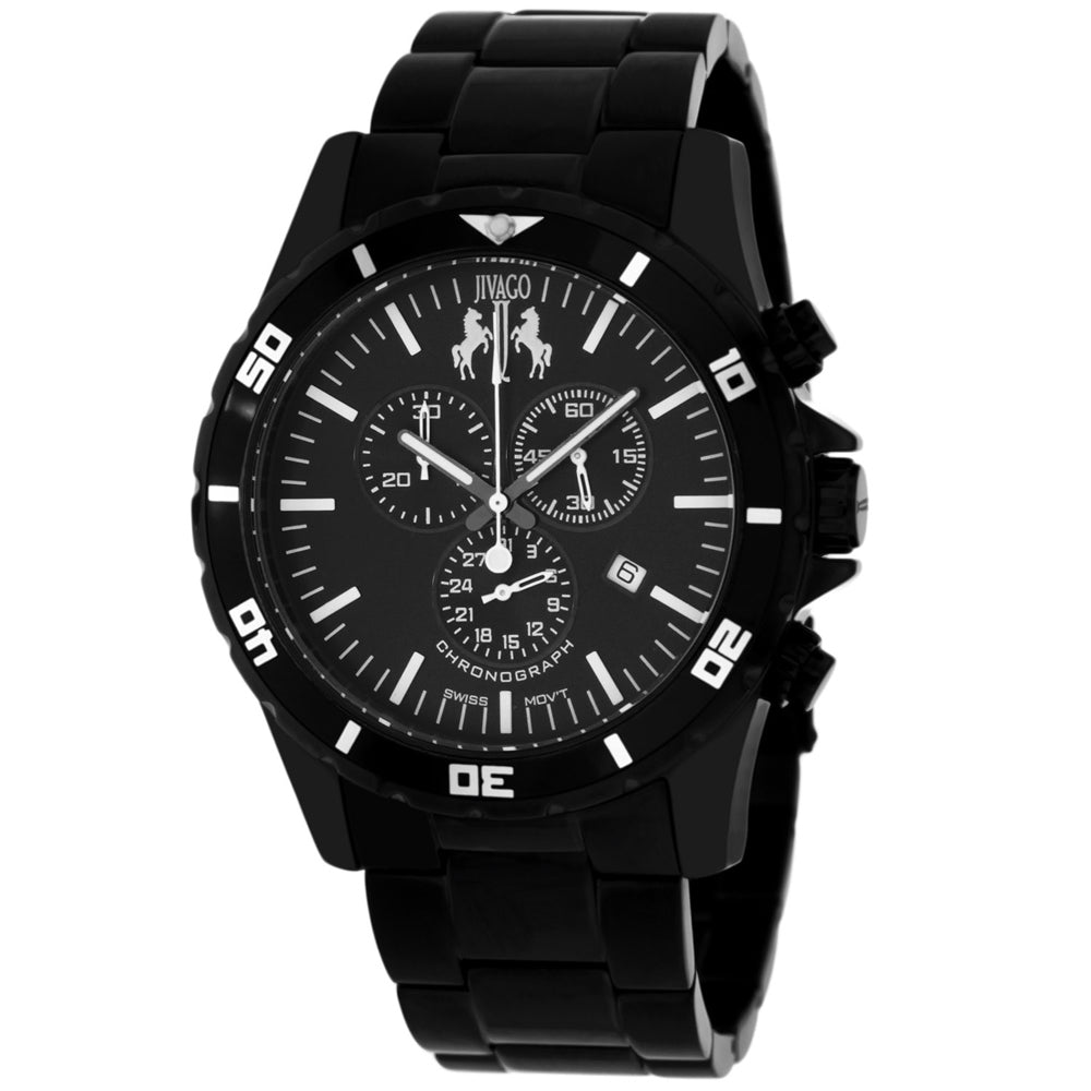 Jivago Men's Ultimate Black Dial Watch - JV6120 – Jivagowatches